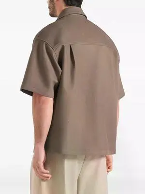 Manière De Voir Signature Twill Boxy Shirt