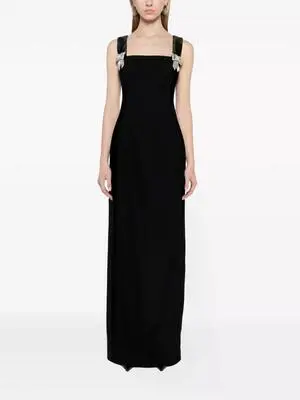 Dina Melwani Open Back Evening Dresses