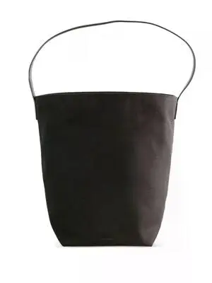 The Row Charcoal Leather Totes