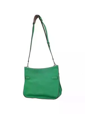 Hermès 2012 Taurillon Clemence Jypsiere 34 Shoulder Bag - Green