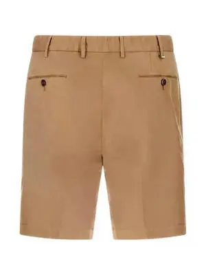 PT TORINO Belt-loop Tailored Shorts - Brown