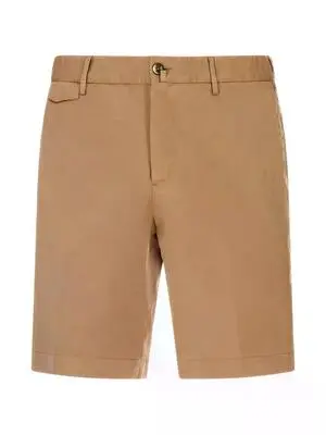 PT TORINO Belt-loop Tailored Shorts - Neutrals
