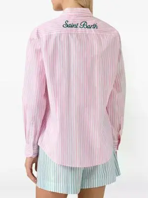 MC2 SAINT BARTH Striped Cotton Shirt