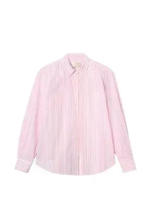 MC2 SAINT BARTH Striped Cotton Shirt - Pink