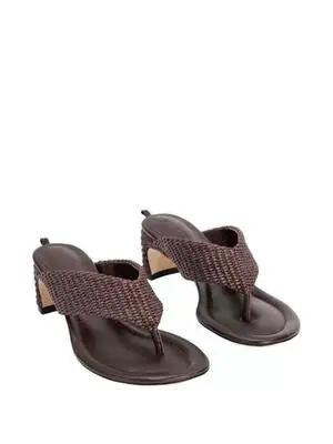 By Far Dasha Raffia Mules