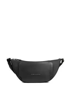 PIQUADRO Leather-paneled Belt Bag