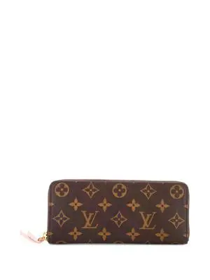 LOUIS VUITTON Clemence Wallet Monogram Canvas Small Wallets - Brown