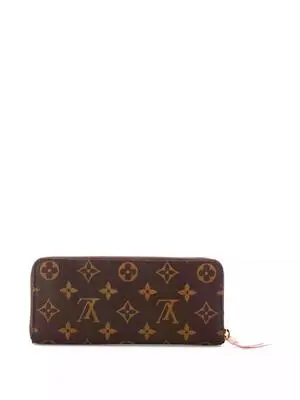LOUIS VUITTON Clemence Wallet Monogram Canvas Small Wallets - Brown