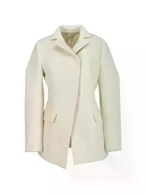Vintage Textured Notched-lapel Blazer