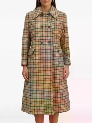 Vintage Checked Skirt Suit