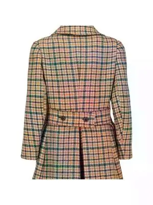 Vintage Checked Skirt Suit