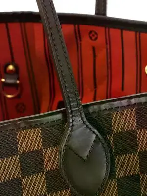 LOUIS VUITTON Damier Neverfull Mm Tote Bag - Brown