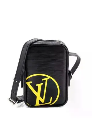 LOUIS VUITTON Danube Epi Leather Crossbody Bag - Black