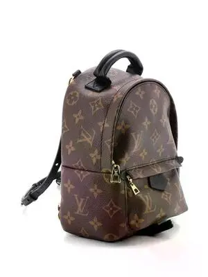LOUIS VUITTON Palm Springs Monogram Canvas Mini Backpack - Brown