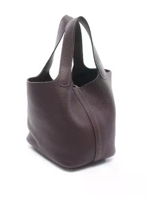 Hermès Clemence Picotin Lock 18 Handbag - Brown