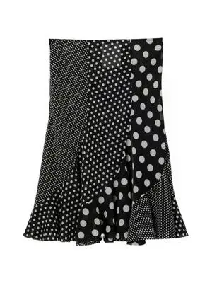 Junya Watanabe Polka-dot Midi Skirt