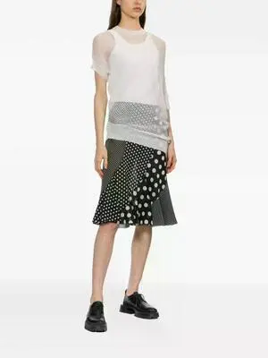 Junya Watanabe Polka-dot Midi Skirt
