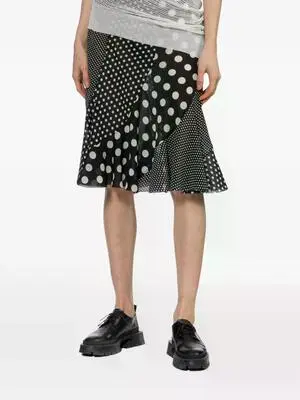 Junya Watanabe Polka-dot Midi Skirt