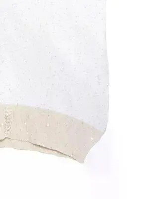 Lorena Antoniazzi V-neck Sequin Embellished Sweater