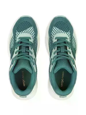 SERGIO ROSSI Panelled Mesh Sneakers - Green