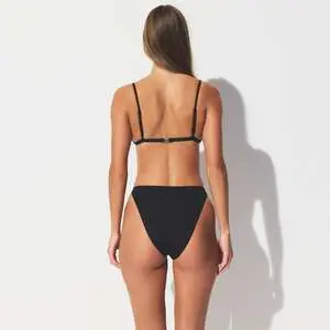 SKIMS Triangle Bikini Top - Obsidian
