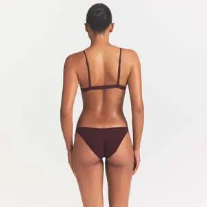 SKIMS Bikini | Red | | Everyday Cotton - Currant