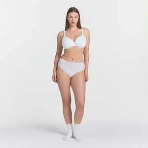 SKIMS Full Coverage Bra | White | | Everyday Cotton - Snow