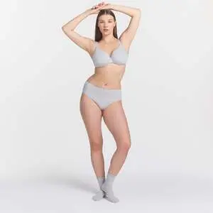 SKIMS Brief | Light Neutral | | Everyday Cotton - Light Heather Grey