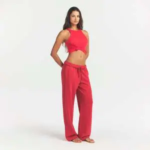 SKIMS Cotton Fleece Classic Straight Leg Pants