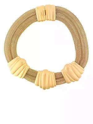 MONET Monet 1980s Double Mesh Chain Necklace