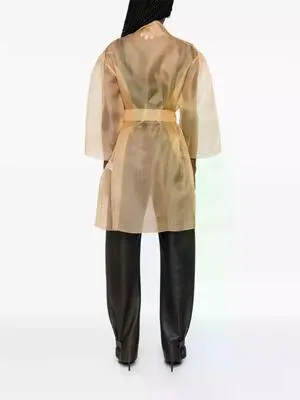 Antonelli Firenze Sheer Belted Coat