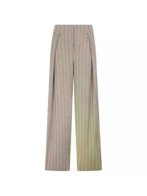 Emporio Armani Pleated Palazzo Pants - Neutrals