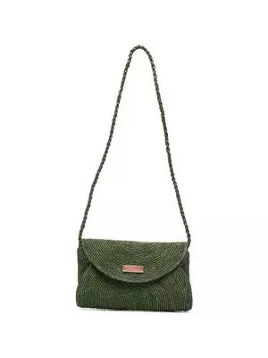 AFAR Samira Raffia Shoulder Bag