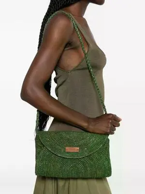 AFAR Samira Raffia Shoulder Bag