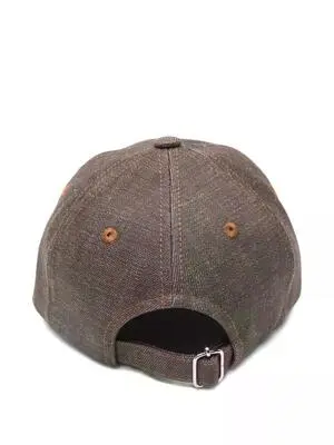 A.p.c. Charlie Logo Embroidered Baseball Cap - Brown