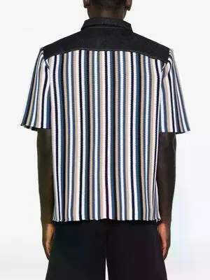 ATOMO FACTORY Stripe Buttoned Shirt