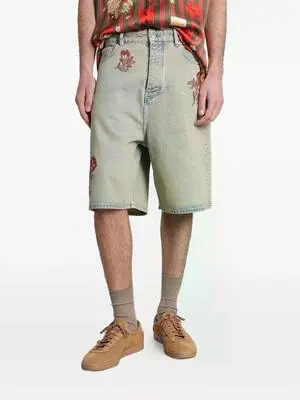 Drole De Monsieur Button Detailed Shorts For Men