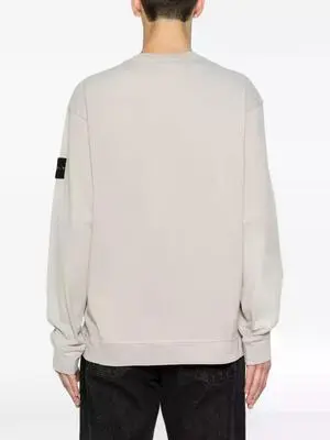 Stone Island Logo Patch Sweatshirt - Neutrals