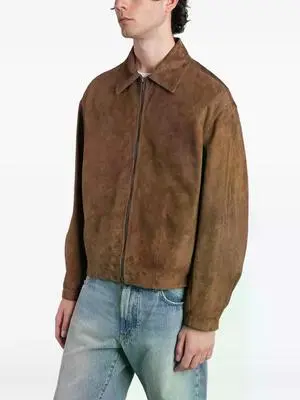 SALVATORE SANTORO Suede Zip-up Jacket