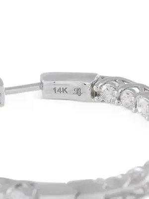 LB EXCLUSIVE Diamond Hoop Earrings
