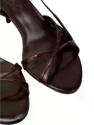 By Far Sierra Slingback Sandals - Red