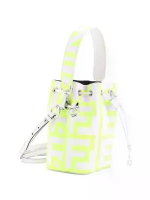 Fendi X Marc Jacobs Mon Tresor Printed Leather Mini Bucket Bag
