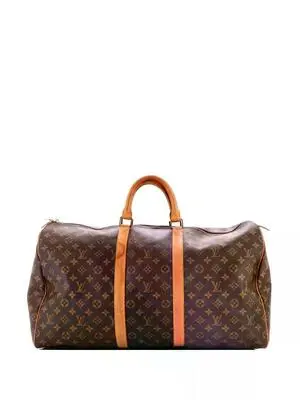 LOUIS VUITTON Keepall Monogram Canvas 55 Travel Bag