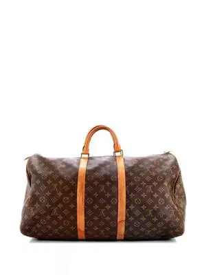 LOUIS VUITTON Keepall Monogram Canvas 55 Travel Bag