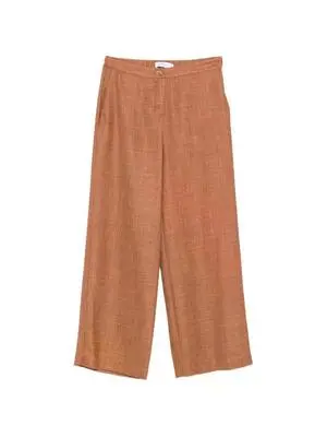 BARBA NAPOLI Wide-leg Elasticated-waist Trousers