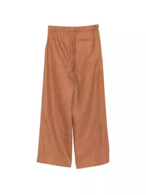 BARBA NAPOLI Wide-leg Elasticated-waist Trousers