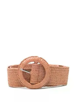 BECKSÖNDERGAARD Zia Woven Round-buckle Belt
