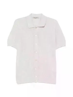 FILERIA Open-knit Short-sleeve Shirt