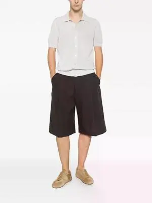 FILERIA Open-knit Short-sleeve Shirt