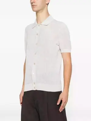 FILERIA Open-knit Short-sleeve Shirt